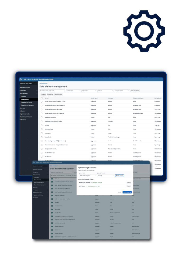 Software Features - DHIS2