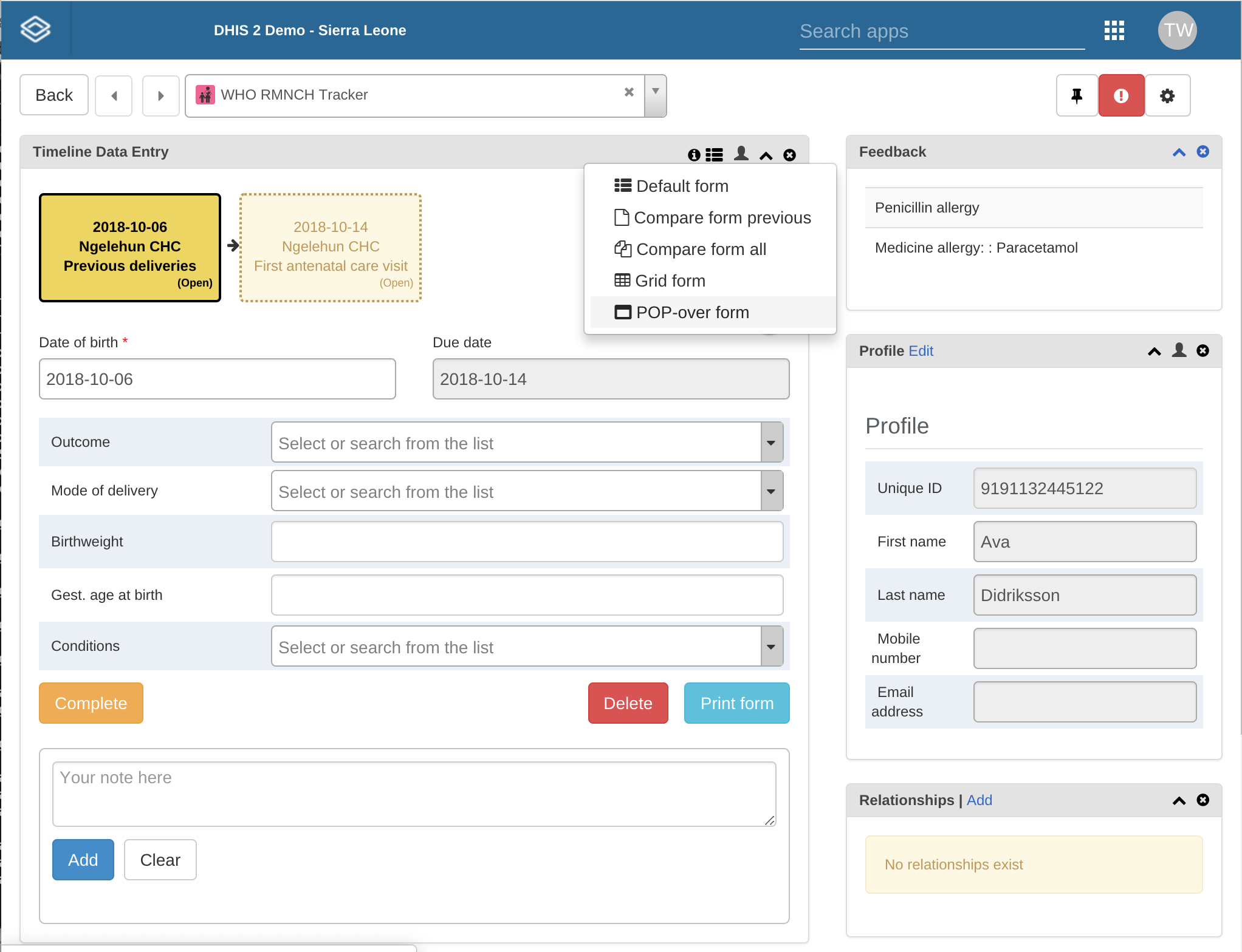 DHIS 2.31 Overview - DHIS2