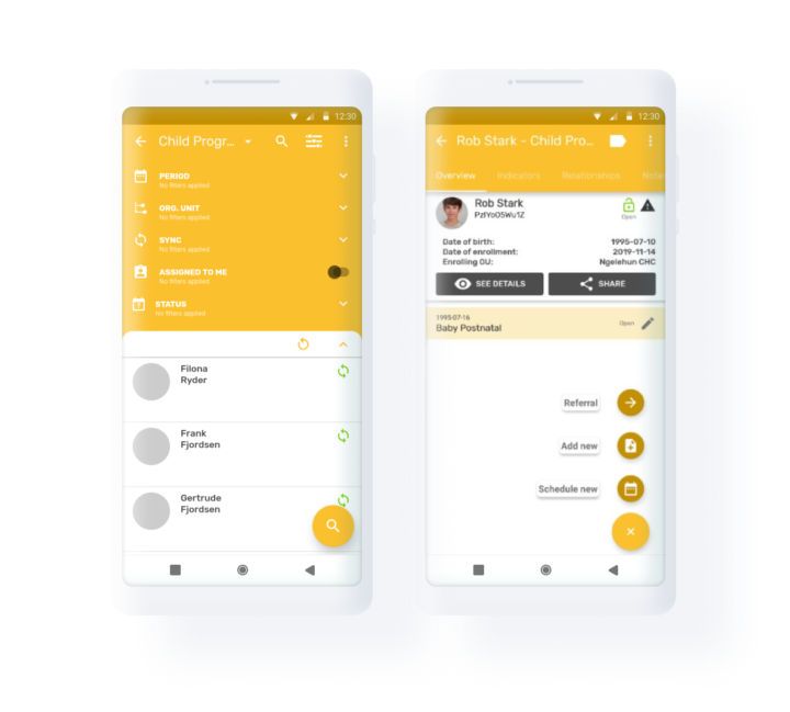 Tracker Overview - DHIS2